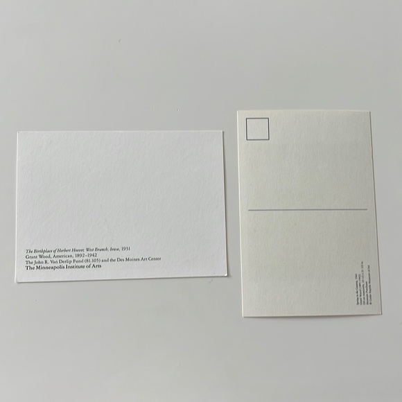 Grant Wood | Art | Grant Wood Postcards Spring In The Country The ...